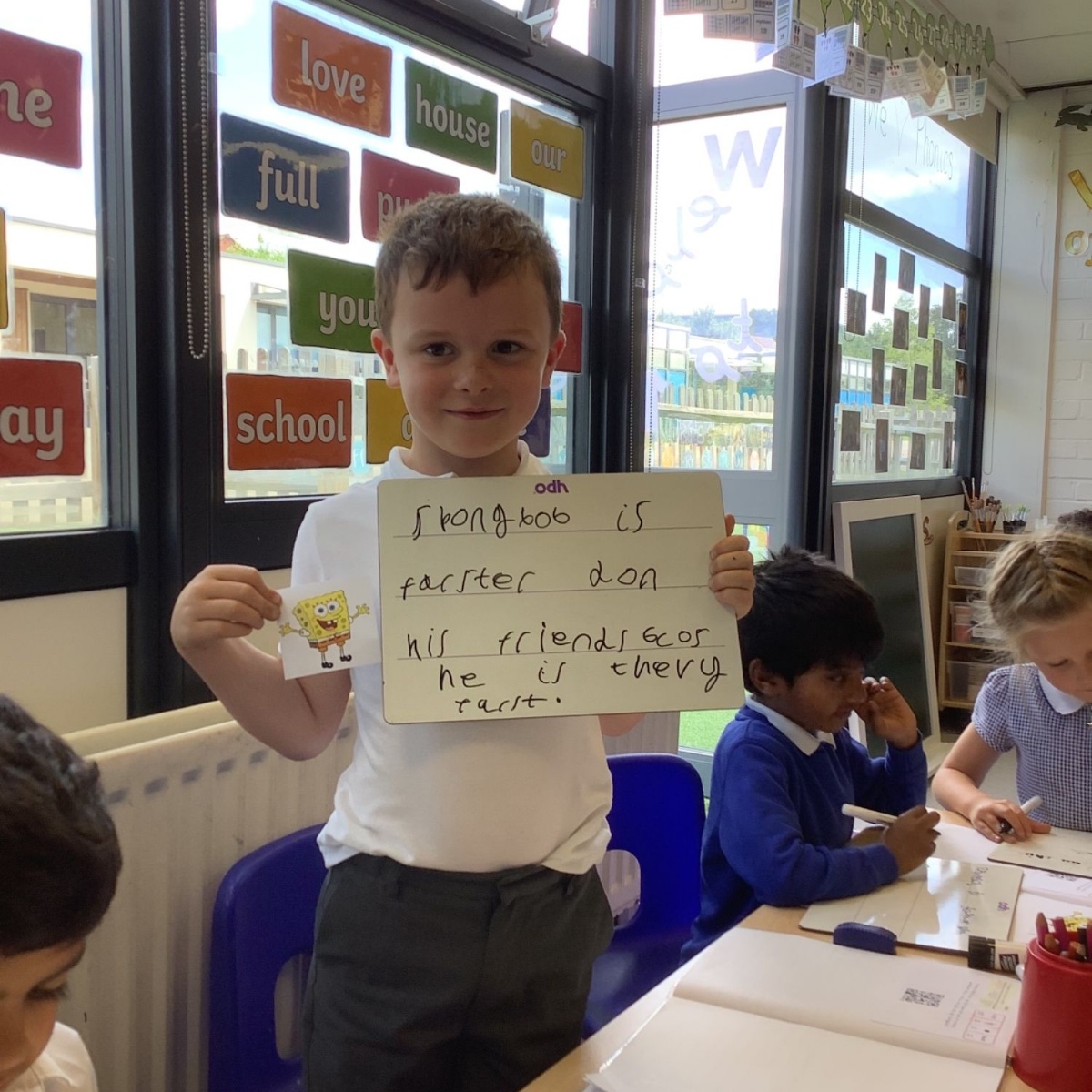 Tudor Primary School - Spongebob Sentences!