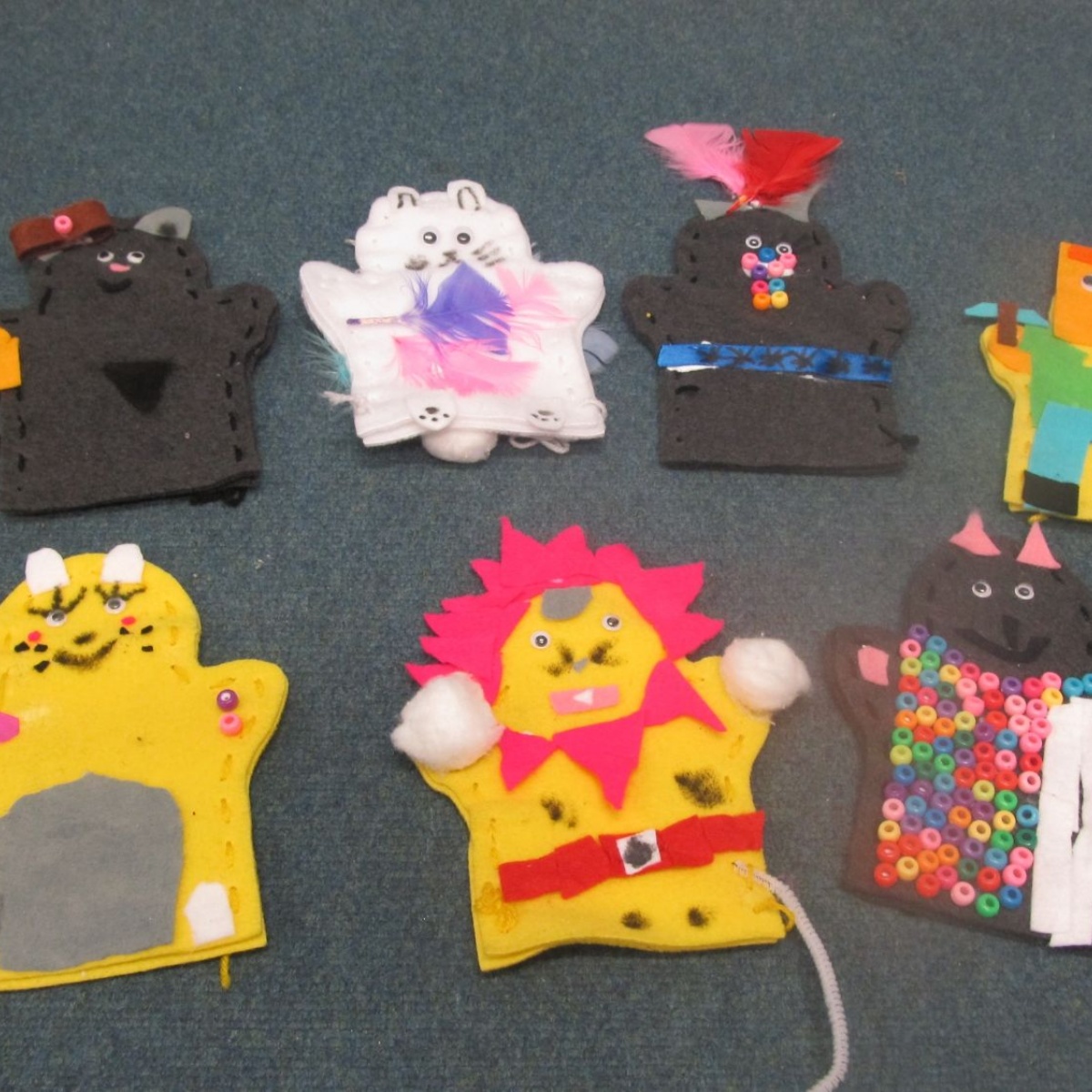 Tudor Primary School - Year Two made hand puppets